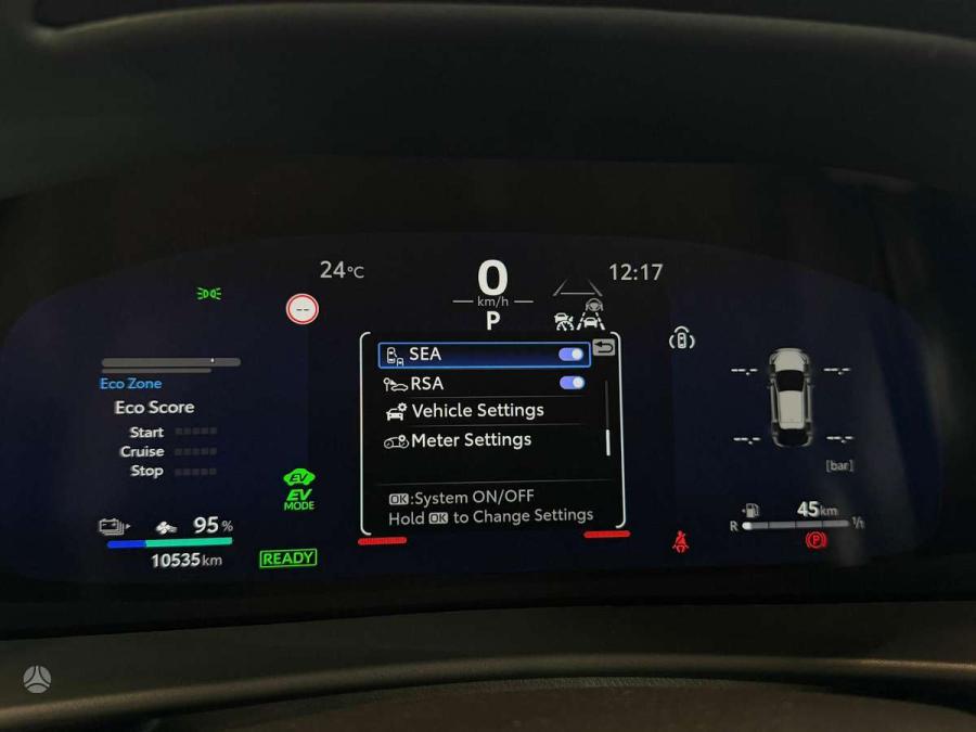 Sarkans Toyota C-HR 2025 Panevēža, ar dzinēja tilpumu 1.99 L un nobraukumu 11 tūkst. km par 36990 €, foto 30 vietnē AUTOMOTO.COM.LV