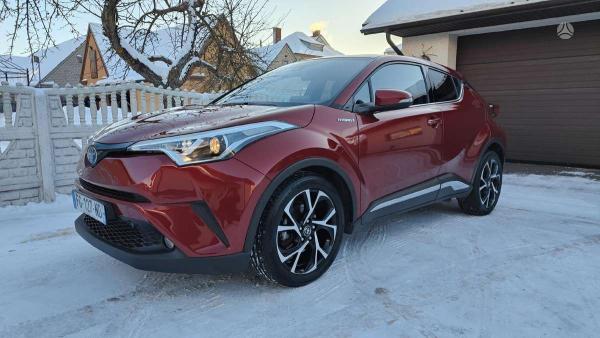 Red Toyota C-HR 2019 in Taurage, with an engine capacity of 1.80 L and mileage of 54 thousand km for 16200 €, photo 1 on AUTOMOTO.COM.LV