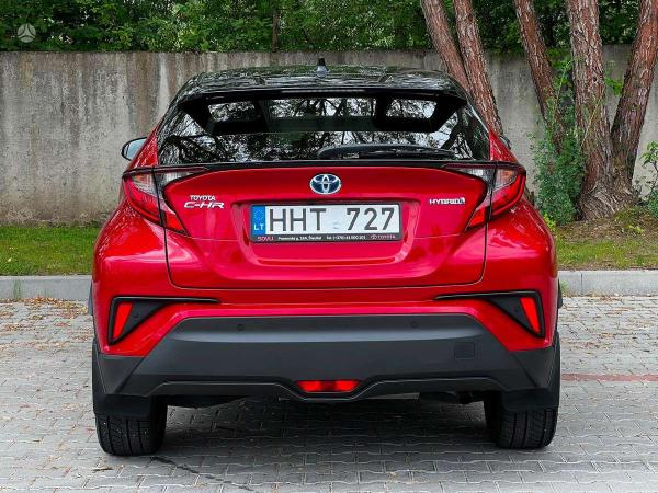 Sarkans Toyota C-HR 2020 Šauļi, ar dzinēja tilpumu 1.80 L un nobraukumu 26 tūkst. km par 21990 €, foto 6 vietnē AUTOMOTO.COM.LV