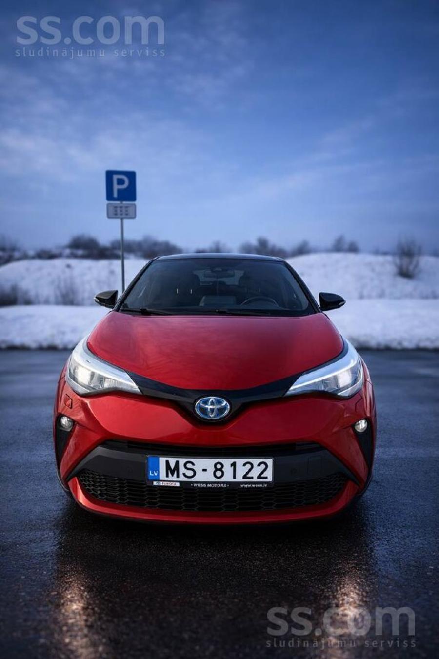 Sarkans Toyota C-HR 2021 Daugavpils, ar dzinēja tilpumu 1.80 L un nobraukumu 92 tūkst. km par 19700 €, foto 4 vietnē AUTOMOTO.COM.LV