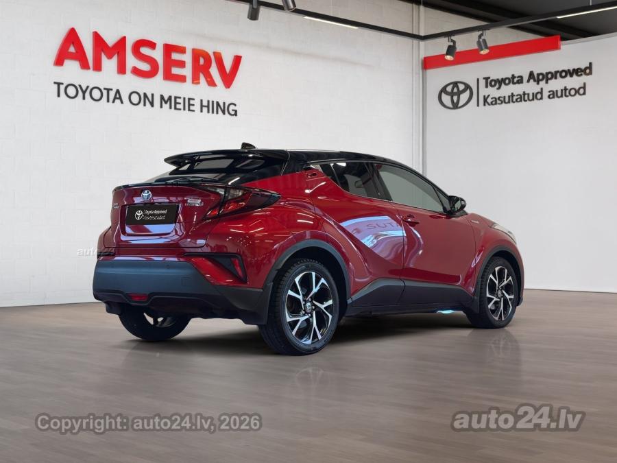 Красный Тойота C-HR 2022 в Тарту, объемом двигателя 1.80 л и пробегом 129 тыс. км за 21250 €, фото 3 на AUTOMOTO.COM.LV