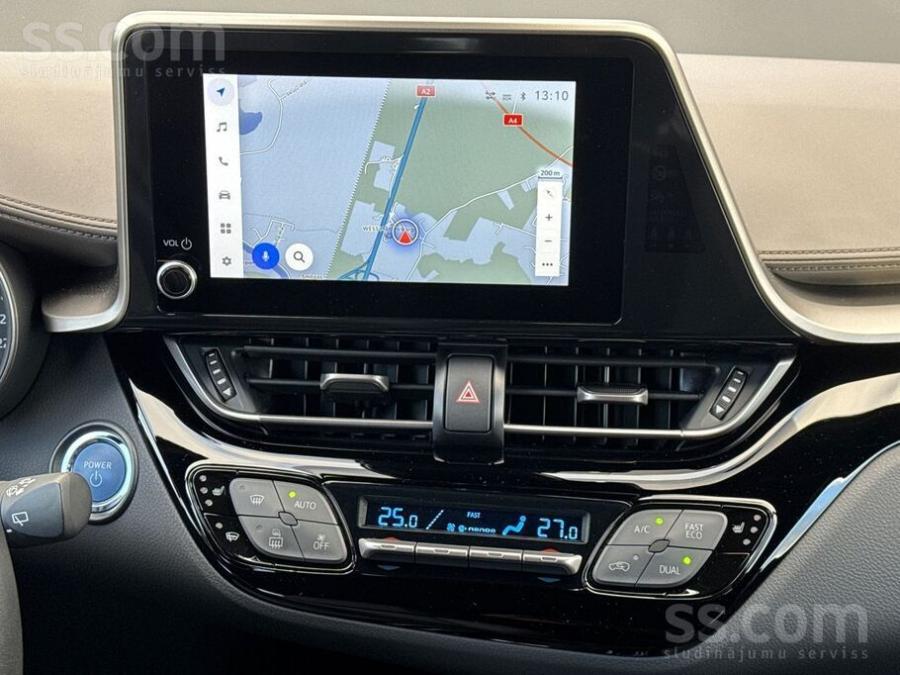 Violet Toyota C-HR 2023 in Riga, with an engine capacity of 2.00 L and mileage of 20 thousand km for 28990 €, photo 15 on AUTOMOTO.COM.LV