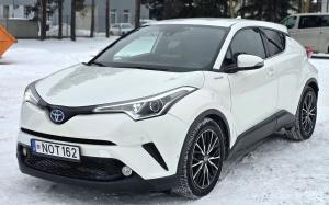 Balts Toyota C-HR 2017 Šauļi, ar dzinēja tilpumu 1.80 L un nobraukumu 195 tūkst. km par 14500 €, foto  vietnē AUTOMOTO.COM.LV
