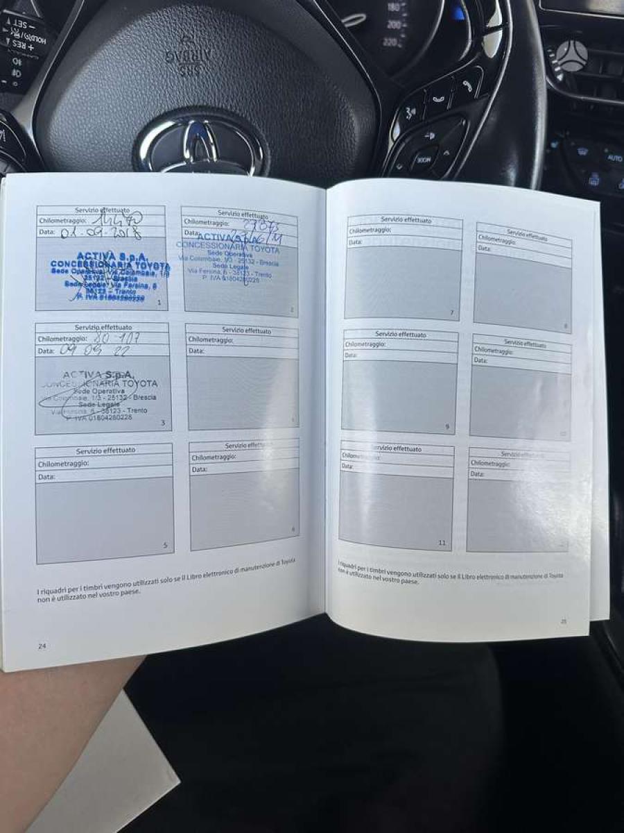 White Toyota C-HR 2017 in Vilnius, with an engine capacity of 1.80 L and mileage of 178 thousand km for 16250 €, photo 45 on AUTOMOTO.COM.LV