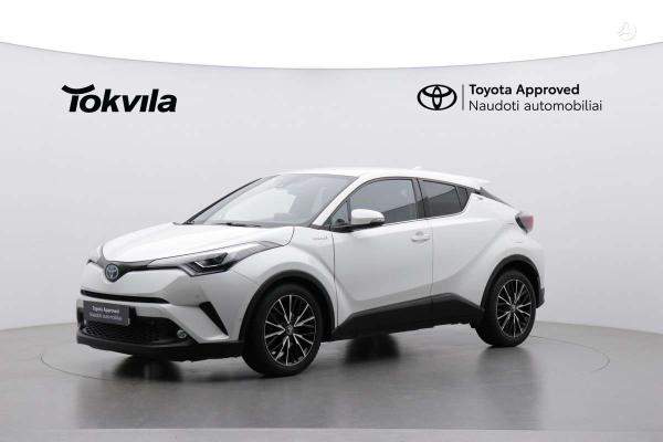 Белый Тойота C-HR 2018 в Вильнюс, объемом двигателя 1.80 л и пробегом 110 тыс. км за 19900 €, фото 1 на AUTOMOTO.COM.LV