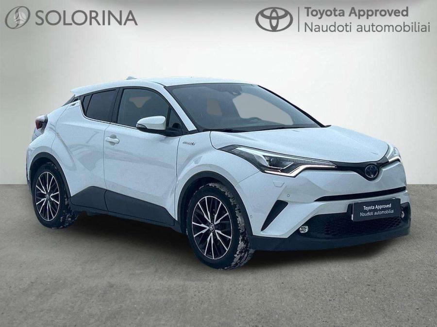Белый Тойота C-HR 2018 в Клайпеда, объемом двигателя 1.80 л и пробегом 75 тыс. км за 19900 €, фото 18 на AUTOMOTO.COM.LV