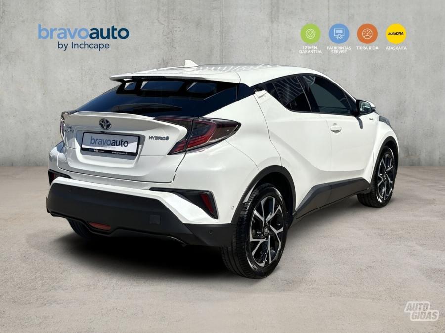 Balts Toyota C-HR 2019 Kauņa, ar dzinēja tilpumu 1.80 L un nobraukumu 96 tūkst. km par 20471 €, foto 6 vietnē AUTOMOTO.COM.LV