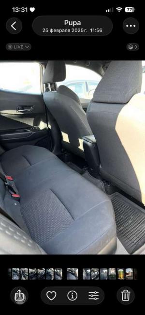 White Toyota C-HR 2019 in Kaunas, with an engine capacity of 1.99 L and mileage of 87 thousand km for 13600 €, photo 18 on AUTOMOTO.COM.LV