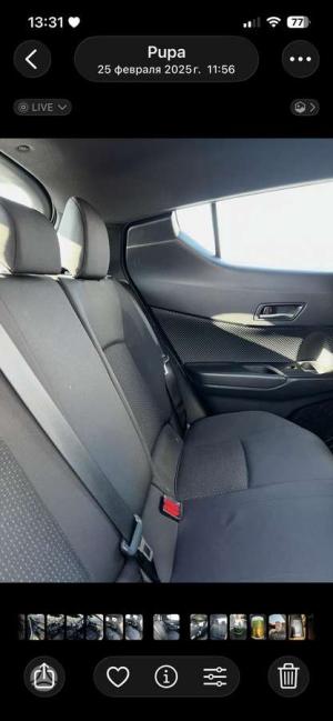 White Toyota C-HR 2019 in Kaunas, with an engine capacity of 1.99 L and mileage of 87 thousand km for 13600 €, photo 19 on AUTOMOTO.COM.LV