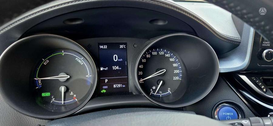 Balts Toyota C-HR 2020 Viļņa, ar dzinēja tilpumu 1.99 L un nobraukumu 87 tūkst. km par 23980 €, foto 12 vietnē AUTOMOTO.COM.LV
