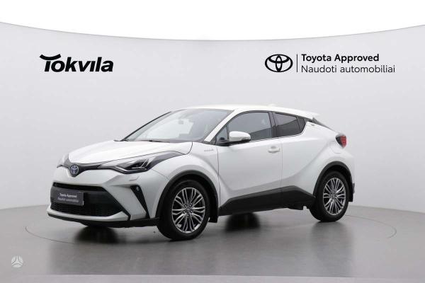 Белый Тойота C-HR 2022 в Вильнюс, объемом двигателя 1.80 л и пробегом 72 тыс. км за 25500 €, фото 1 на AUTOMOTO.COM.LV