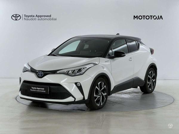 Белый Тойота C-HR 2022 в Вильнюс, объемом двигателя 1.80 л и пробегом 84 тыс. км за 23900 €, фото 1 на AUTOMOTO.COM.LV