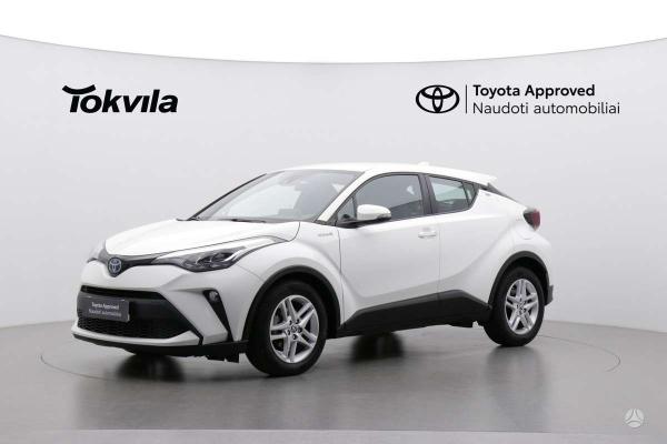 Белый Тойота C-HR 2022 в Вильнюс, объемом двигателя 1.80 л и пробегом 75 тыс. км за 23900 €, фото 1 на AUTOMOTO.COM.LV