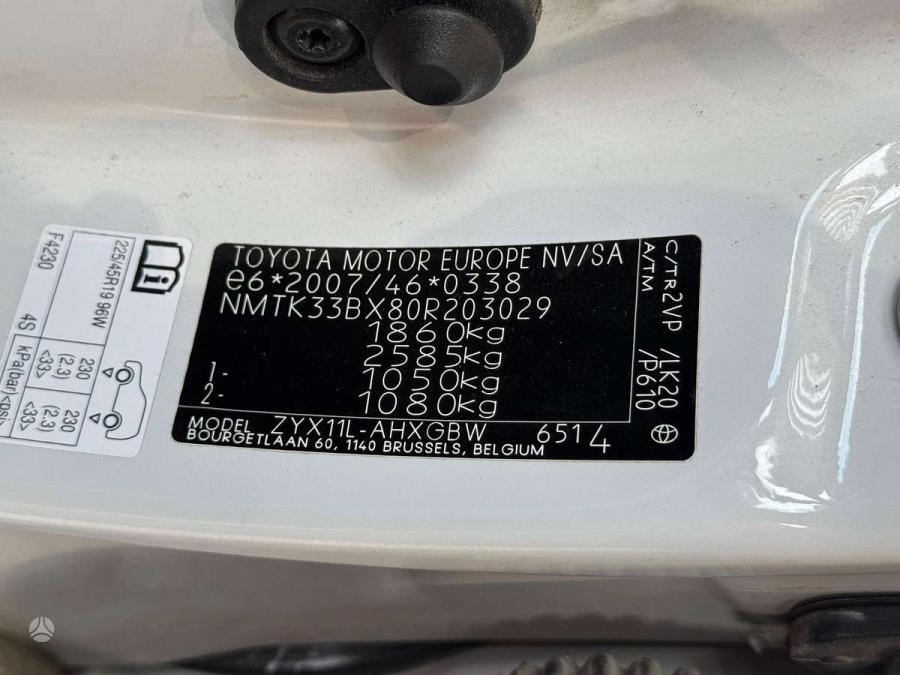 Balts Toyota C-HR 2022 Šauļi, ar dzinēja tilpumu 1.80 L un nobraukumu 91 tūkst. km par 24900 €, foto 30 vietnē AUTOMOTO.COM.LV