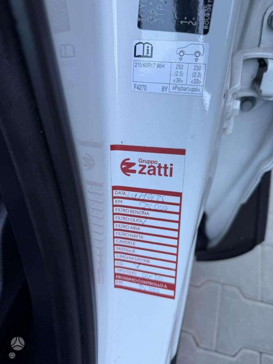 Белый Тойота C-HR 2024 в Вильнюс, объемом двигателя 1.80 л и пробегом 78 тыс. км за 24950 €, фото 33 на AUTOMOTO.COM.LV