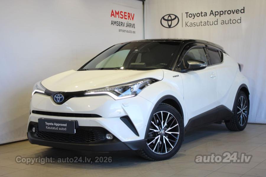 White Toyota C-HR 2017 in Tallinn, with an engine capacity of 1.80 L and mileage of 136 thousand km for 16490 €, photo 1 on AUTOMOTO.COM.LV
