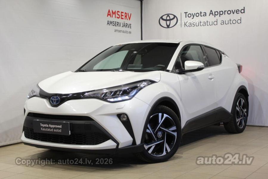 Белый Тойота C-HR 2022 в Таллин, объемом двигателя 1.80 л и пробегом 60 тыс. км за 23690 €, фото 1 на AUTOMOTO.COM.LV