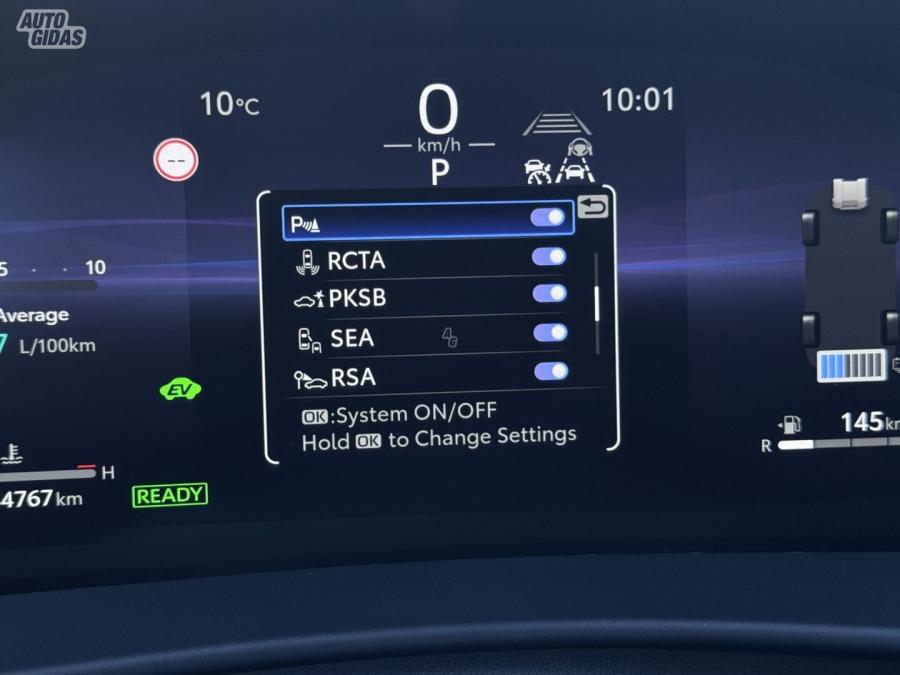 Белый Тойота C-HR 2024 в Авиженяй, объемом двигателя 1.80 л и пробегом 45 тыс. км за 26500 €, фото 15 на AUTOMOTO.COM.LV
