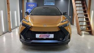 Yellow Toyota C-HR 2023 in Tallinn, with an engine capacity of 1.99 L and mileage of 4 thousand km for 38995 €, photo  on AUTOMOTO.COM.LV
