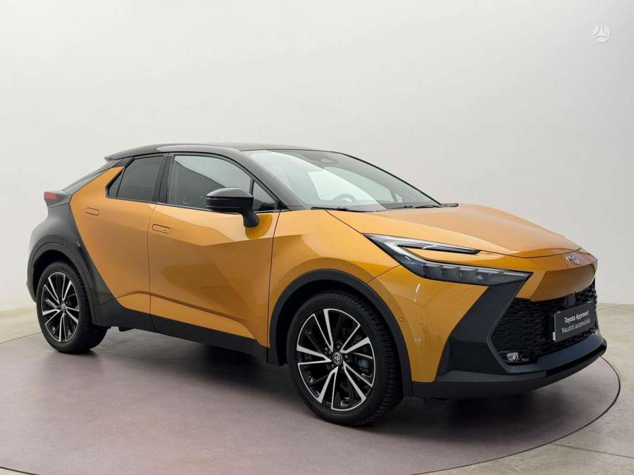 Желтый Тойота C-HR 2024 в Паневежис, объемом двигателя 1.99 л и пробегом 21 тыс. км за 34990 €, фото 4 на AUTOMOTO.COM.LV