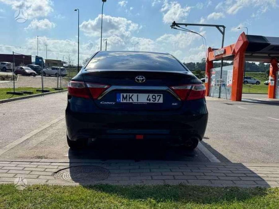 Melns Toyota Camry 2015 Viļņa, ar dzinēja tilpumu 2.50 L un nobraukumu 300 tūkst. km par 9100 €, foto 5 vietnē AUTOMOTO.COM.LV
