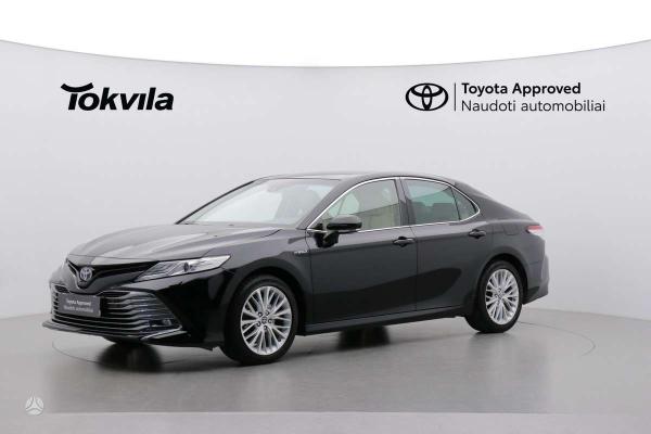 Melns Toyota Camry 2020 Viļņa, ar dzinēja tilpumu 2.49 L un nobraukumu 85 tūkst. km par 25900 €, foto 1 vietnē AUTOMOTO.COM.LV