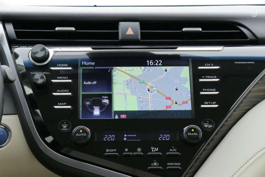 Melns Toyota Camry 2020 Viļņa, ar dzinēja tilpumu 2.49 L un nobraukumu 85 tūkst. km par 25900 €, foto 16 vietnē AUTOMOTO.COM.LV