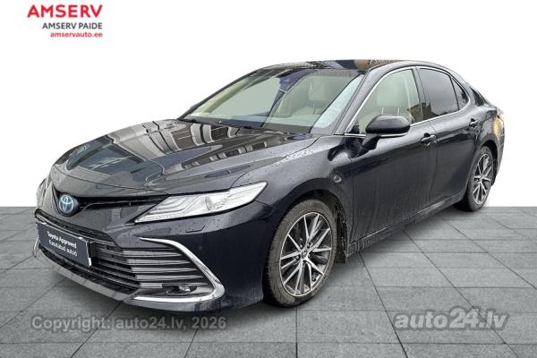 Melns Toyota Camry 2021 Paide, ar dzinēja tilpumu 2.50 L un nobraukumu 106 tūkst. km par 22490 €, foto 1 vietnē AUTOMOTO.COM.LV