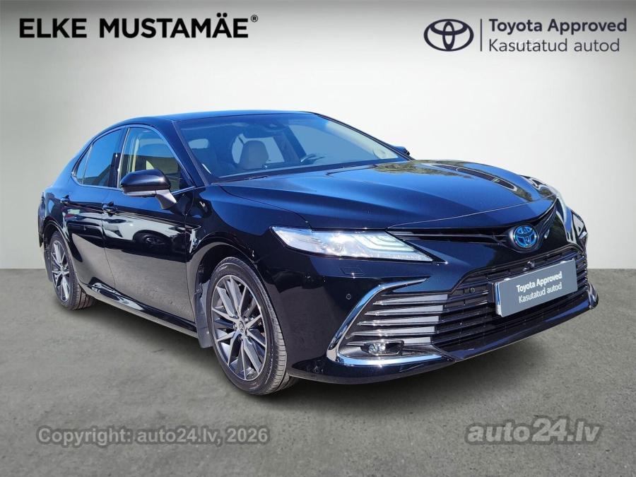Black Toyota Camry 2021 in Tallinn, with an engine capacity of 2.49 L and mileage of 77 thousand km for 27995 €, photo 19 on AUTOMOTO.COM.LV