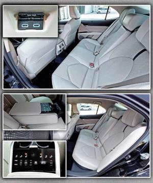 Black Toyota Camry 2023 in Vilnius, with an engine capacity of 2.50 L and mileage of 63 thousand km for 32500 €, photo 35 on AUTOMOTO.COM.LV