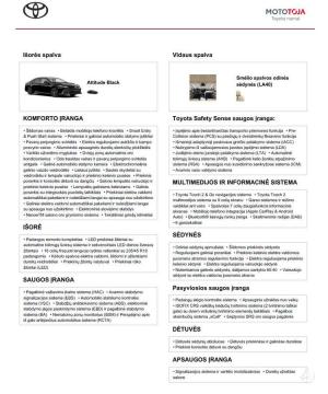 Melns Toyota Camry 2023 Kauņa, ar dzinēja tilpumu 2.49 L un nobraukumu 52 tūkst. km par 29900 €, foto 11 vietnē AUTOMOTO.COM.LV