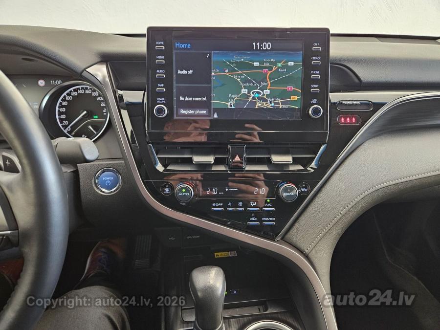 Melns Toyota Camry 2024 Rakvere, ar dzinēja tilpumu 2.49 L un nobraukumu 0 tūkst. km par 36490 €, foto 12 vietnē AUTOMOTO.COM.LV