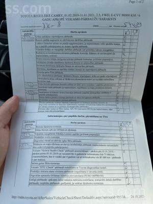 Серый Тойота Камри 2019 в Рига, объемом двигателя 2.50 л и пробегом 63 тыс. км за 25500 €, фото 15 на AUTOMOTO.COM.LV