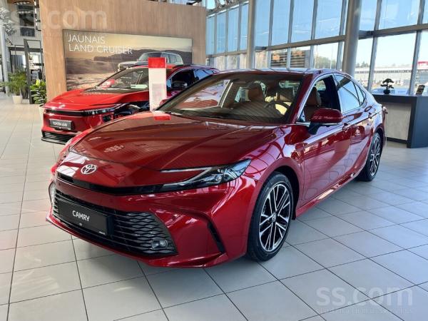 Sarkans Toyota Camry 2026 Rīga, ar dzinēja tilpumu 2.50 L un nobraukumu 10 tūkst. km par 47990 €, foto 1 vietnē AUTOMOTO.COM.LV