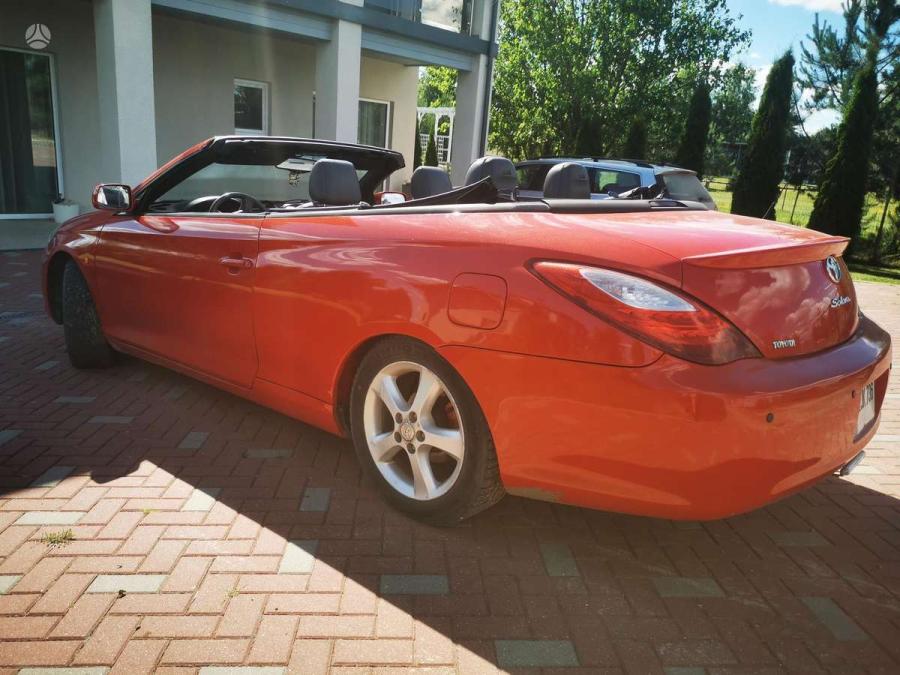 Sarkans Toyota camry-solara 2005 Viļņa, ar dzinēja tilpumu 3.30 L un nobraukumu 165 tūkst. km par 5900 €, foto 3 vietnē AUTOMOTO.COM.LV