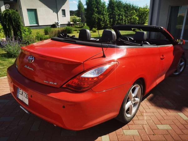 Sarkans Toyota camry-solara 2005 Viļņa, ar dzinēja tilpumu 3.30 L un nobraukumu 165 tūkst. km par 5900 €, foto 7 vietnē AUTOMOTO.COM.LV