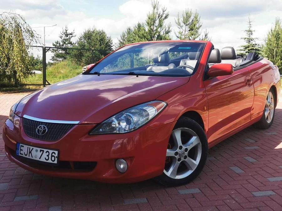 Sarkans Toyota camry-solara 2005 Viļņa, ar dzinēja tilpumu 3.30 L un nobraukumu 165 tūkst. km par 5900 €, foto 12 vietnē AUTOMOTO.COM.LV