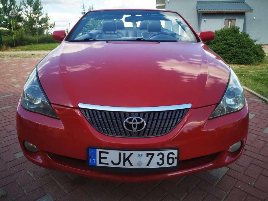 Sarkans Toyota camry-solara 2005 Viļņa, ar dzinēja tilpumu 3.30 L un nobraukumu 165 tūkst. km par 5900 €, foto 13 vietnē AUTOMOTO.COM.LV