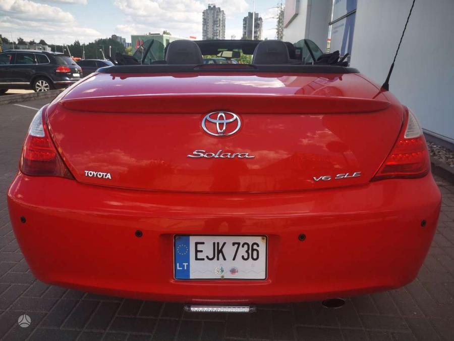 Sarkans Toyota camry-solara 2005 Viļņa, ar dzinēja tilpumu 3.30 L un nobraukumu 165 tūkst. km par 5900 €, foto 19 vietnē AUTOMOTO.COM.LV