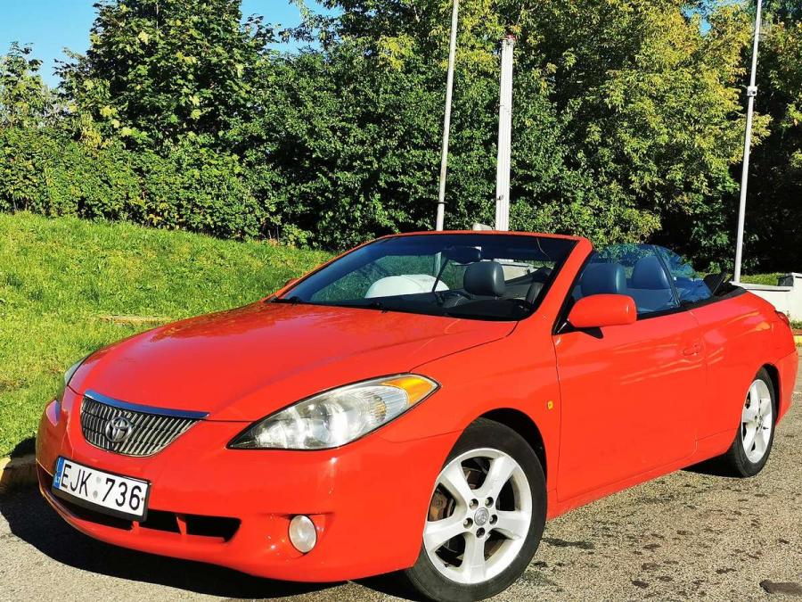 Red Toyota camry-solara 2005 in Vilnius, with an engine capacity of 3.30 L and mileage of 160 thousand km for 5900 €, photo 25 on AUTOMOTO.COM.LV