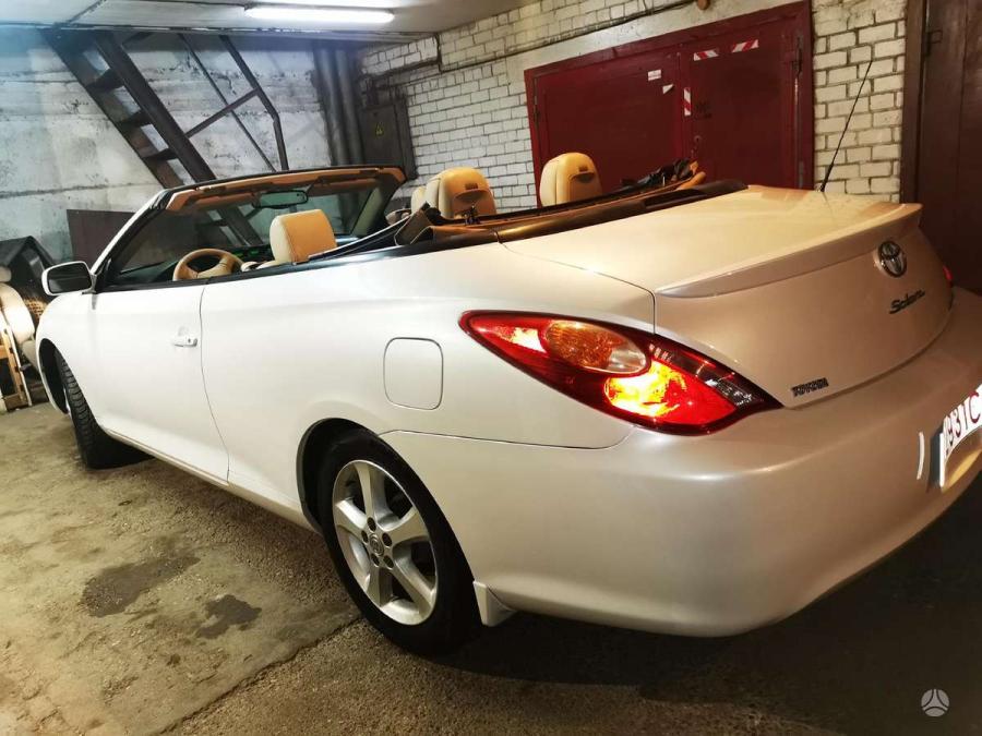 White Toyota camry-solara 2006 in Vilnius, with an engine capacity of 3.30 L and mileage of 73 thousand km for 9990 €, photo 1 on AUTOMOTO.COM.LV