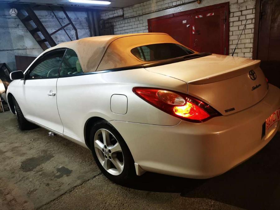 White Toyota camry-solara 2006 in Vilnius, with an engine capacity of 3.30 L and mileage of 73 thousand km for 9990 €, photo 7 on AUTOMOTO.COM.LV