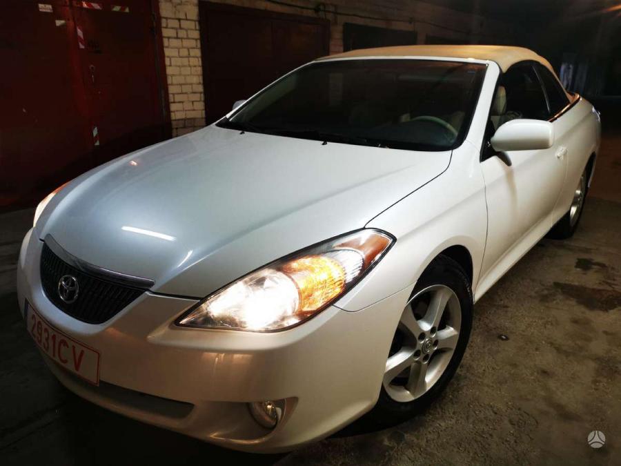 White Toyota camry-solara 2006 in Vilnius, with an engine capacity of 3.30 L and mileage of 72 thousand km for 9990 €, photo 7 on AUTOMOTO.COM.LV