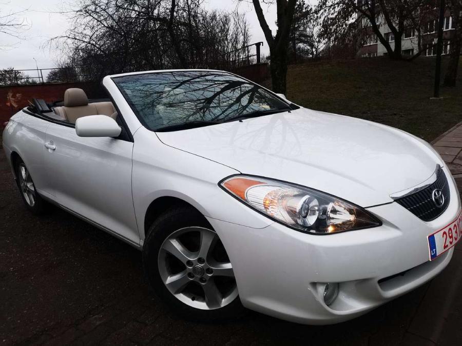 White Toyota camry-solara 2006 in Vilnius, with an engine capacity of 3.30 L and mileage of 72 thousand km for 9990 €, photo 10 on AUTOMOTO.COM.LV