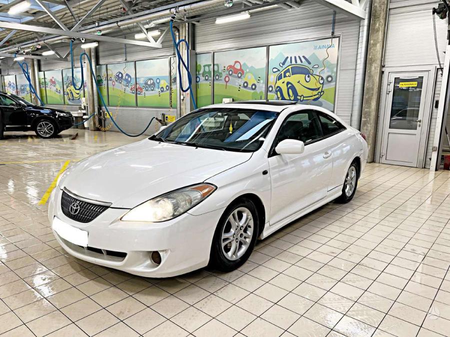 White Toyota camry-solara 2006 in Vilnius, with an engine capacity of 2.40 L and mileage of 174 thousand km for 1999 €, photo 6 on AUTOMOTO.COM.LV