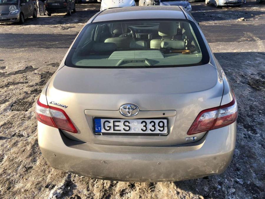 Dzeltens Toyota Camry 2008 Viļņa, ar dzinēja tilpumu 2.36 L un nobraukumu 257 tūkst. km par 2499 €, foto 5 vietnē AUTOMOTO.COM.LV