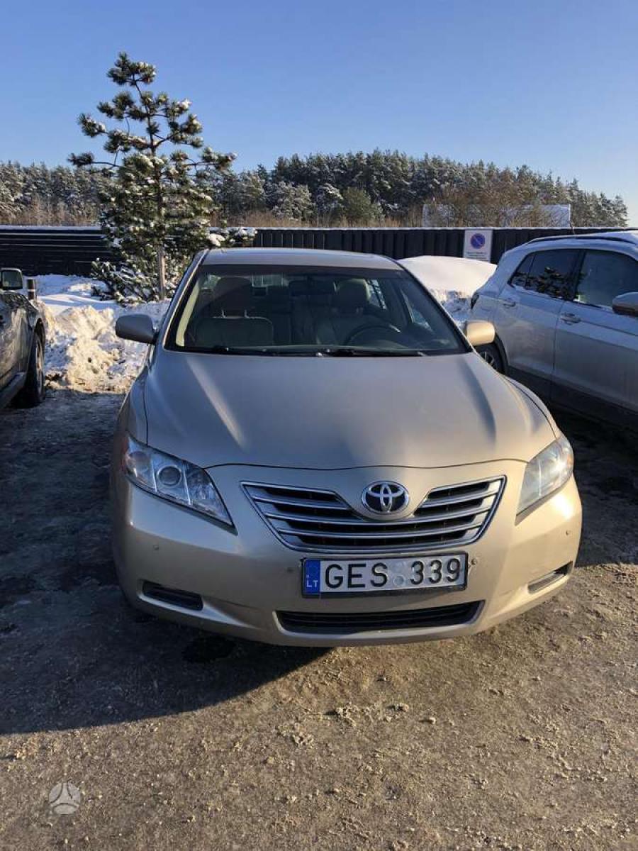 Dzeltens Toyota Camry 2008 Viļņa, ar dzinēja tilpumu 2.36 L un nobraukumu 257 tūkst. km par 2499 €, foto 6 vietnē AUTOMOTO.COM.LV