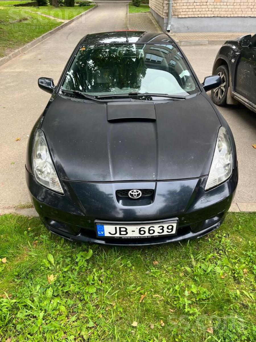 Black Toyota Celica 2001 in Ludza, with an engine capacity of 1.80 L and mileage of 205 thousand km for 5000 €, photo 1 on AUTOMOTO.COM.LV