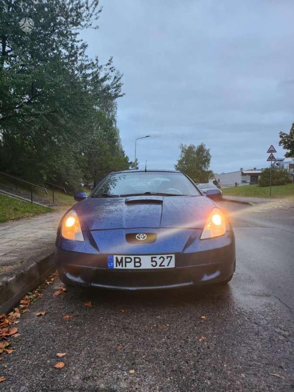 Zils Toyota Celica 2003 Viļņa, ar dzinēja tilpumu 1.79 L un nobraukumu 306 tūkst. km par 1600 €, foto 1 vietnē AUTOMOTO.COM.LV