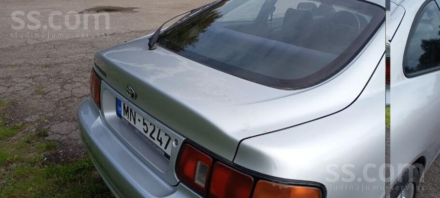 Pelēks Toyota Celica 1994 Liepāja, ar dzinēja tilpumu 1.80 L un nobraukumu 232 tūkst. km par 3350 €, foto 15 vietnē AUTOMOTO.COM.LV